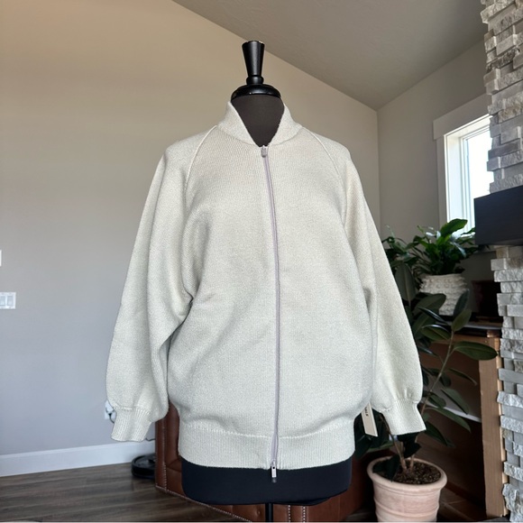 Fear of God | Sweaters | Fear Of God Wheat Zip Knit Cardigan Womens ...